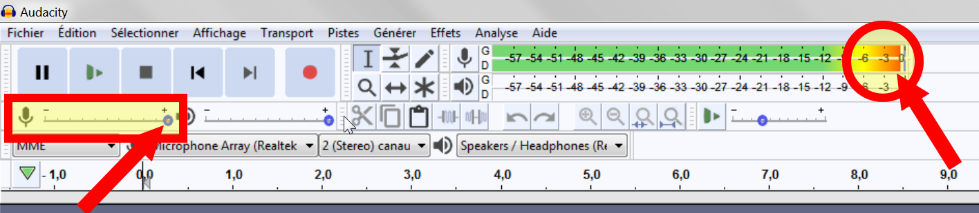 Prise en main du logiciel Audacity